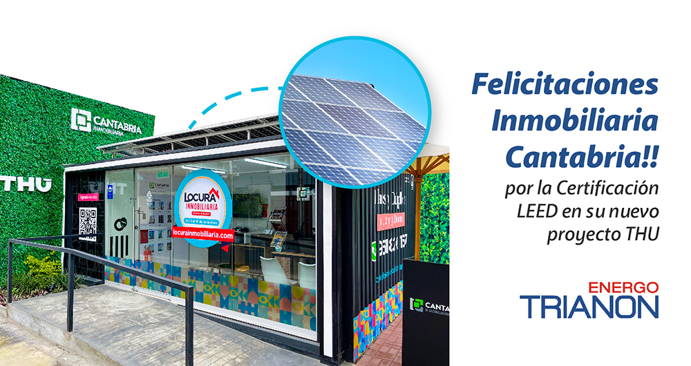 Edificio THU tiene la primera caseta de ventas ecológica, con Paneles ...